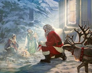 Celebrating Christmas with Jesus and Santa – Latter-day Soprano