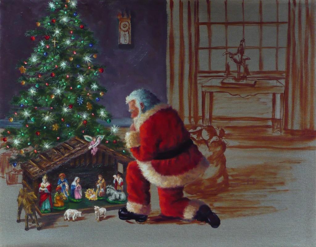 Celebrating Christmas with Jesus and Santa – Latter-day Soprano